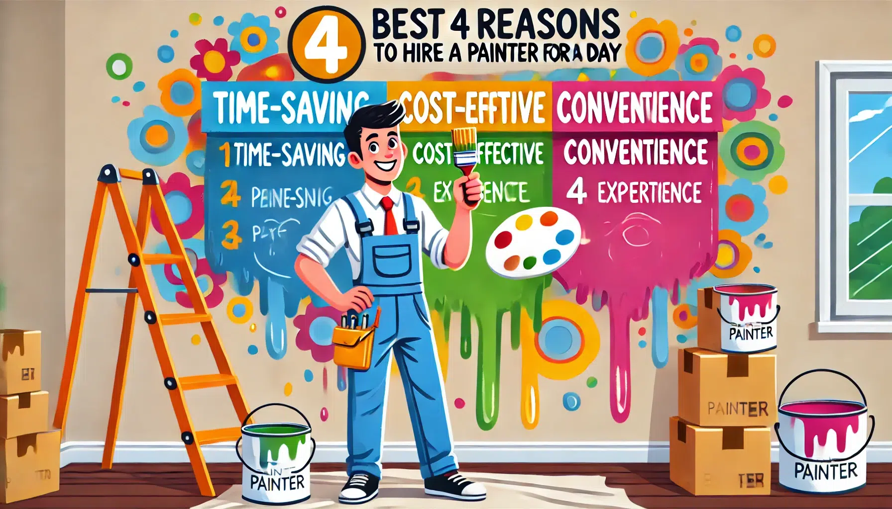 4 Best Reasons to Hire a Painter for a Day